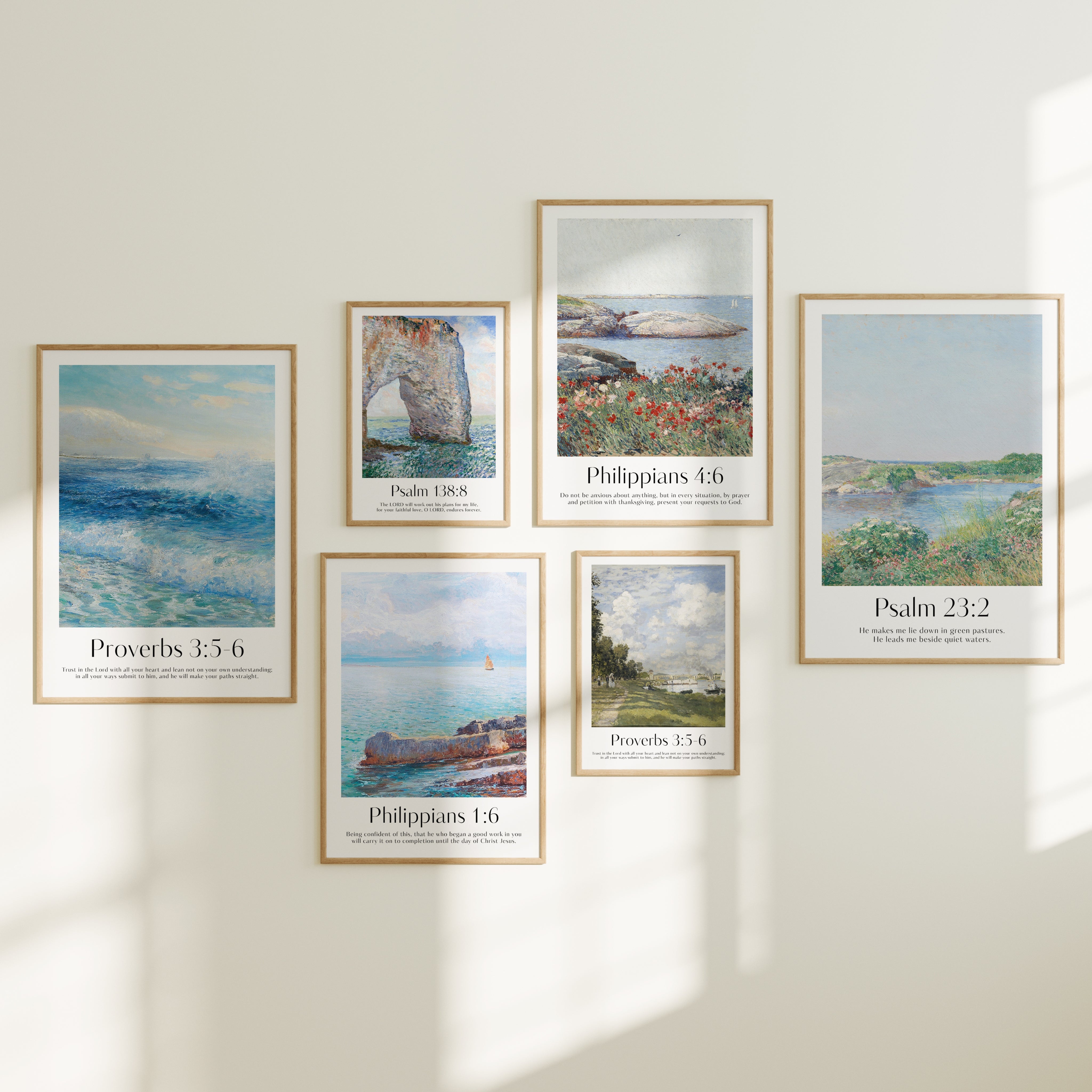 Summer Christian Wall Art Collection | Bible Verse Prints | Home Decor ...