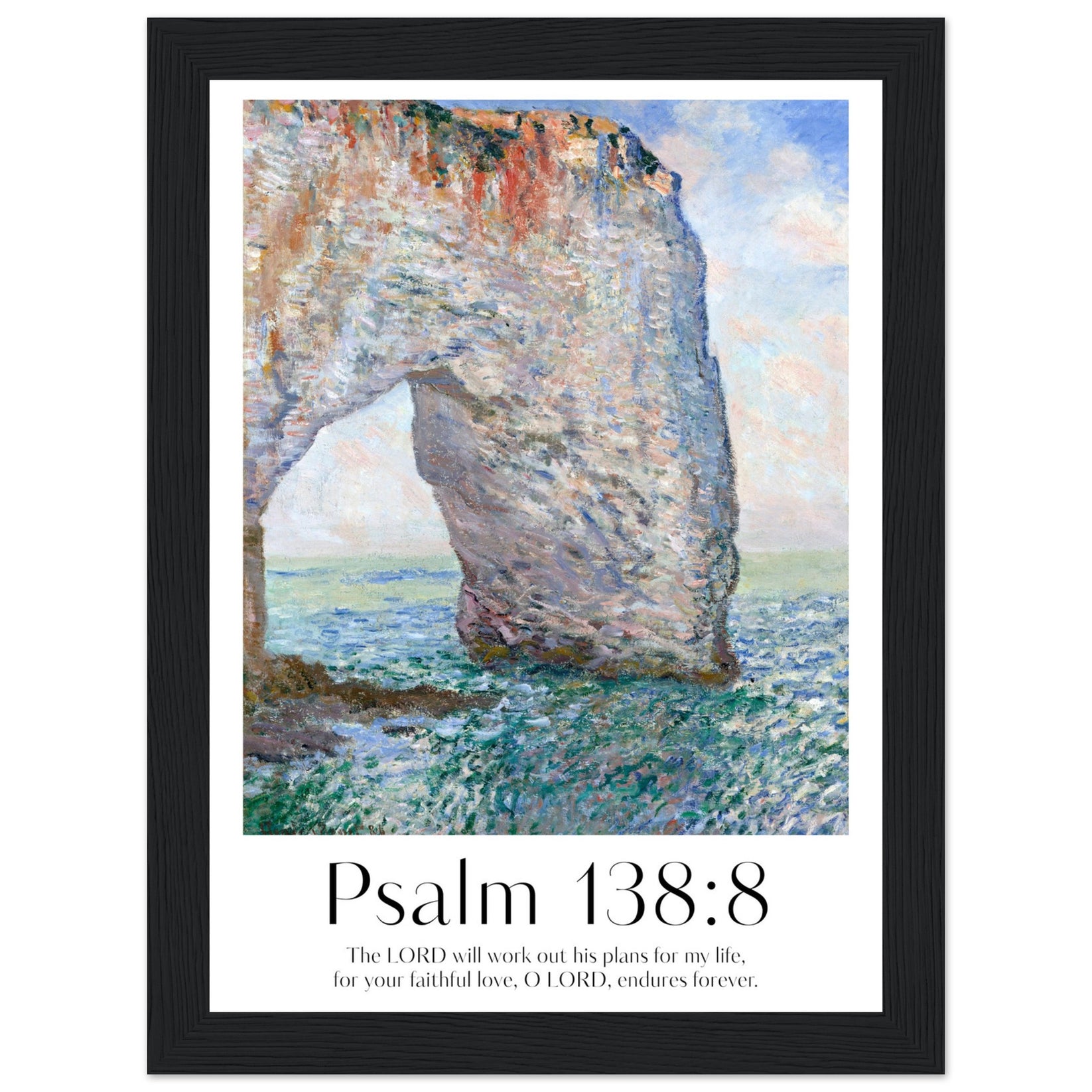 Psalm 138:8 Print | Christian Wall Art | Bible Scripture Decor – The ...