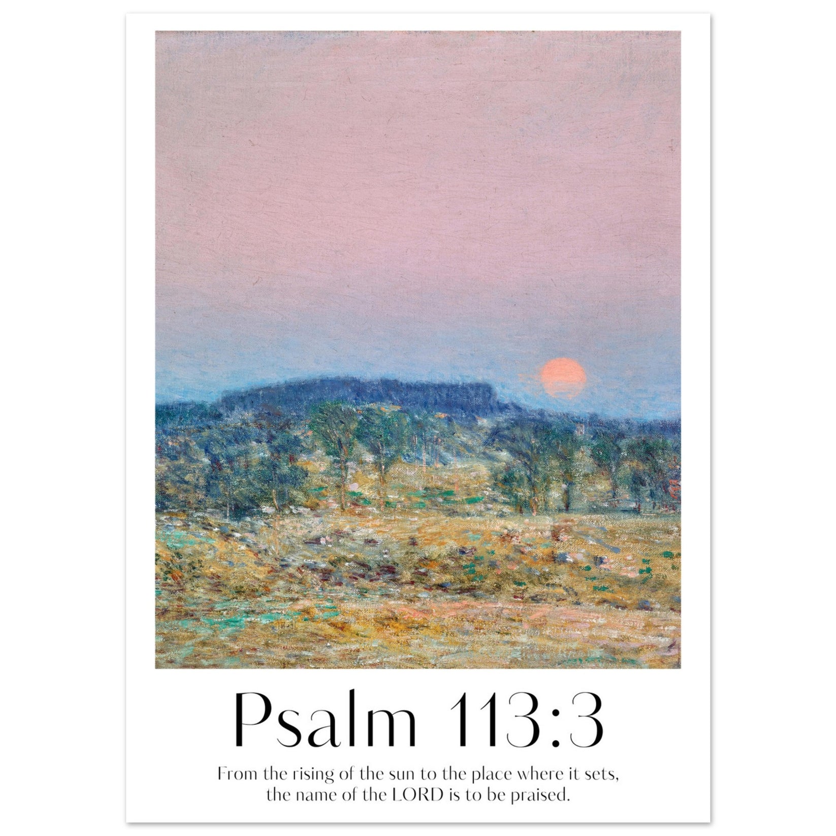 From The Rising Sun Print | Christian Wall Art | Bible Scripture Decor ...
