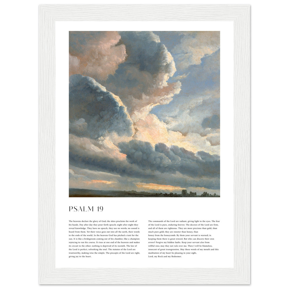 Psalm 19 Print | Christian Wall Art | Vintage Bible Scripture Decor ...