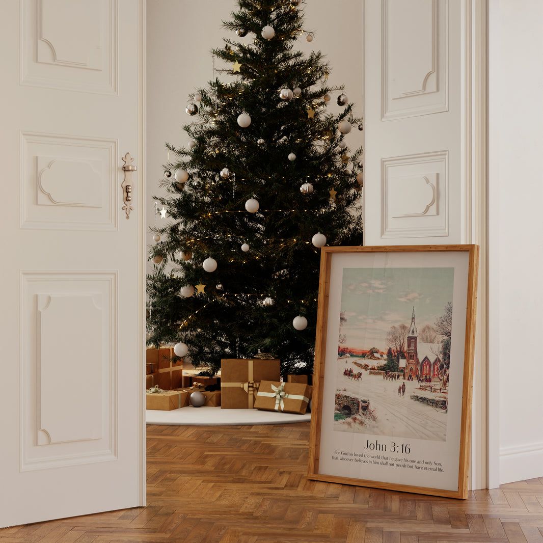 Christian Christmas Wall Art | Bible Verse Prints | Home Decor | Gifts ...