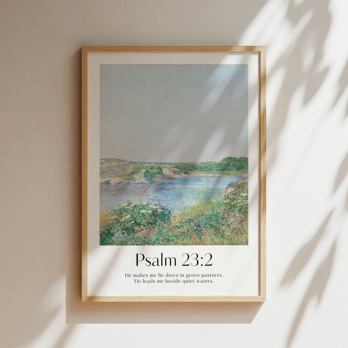 Psalm 23 Print | Christian Wall Art | Bible Scripture Decor – The ...