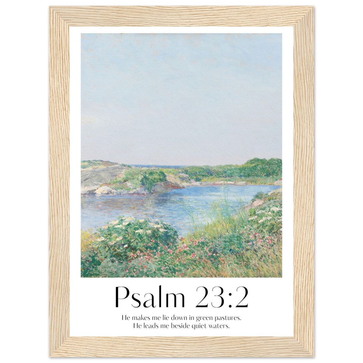Psalm 23 Print | Christian Wall Art | Bible Scripture Decor – The ...