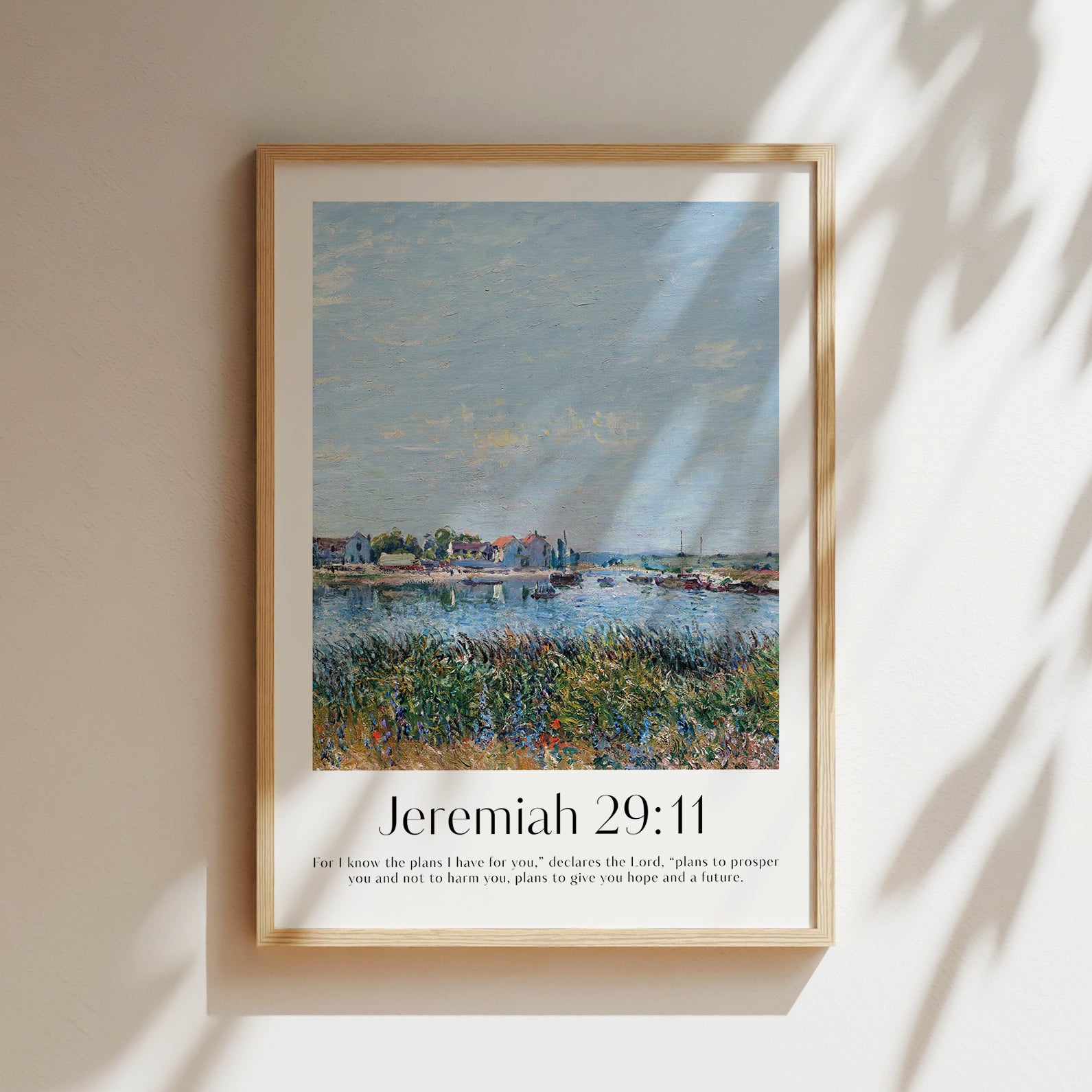 Jeremiah 29:11 Print | Christian Wall Art | Bible Scripture Decor – The ...