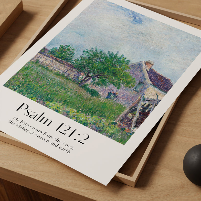 Psalm 121:2 Print | Christian Wall Art | Vintage Bible Scripture Decor ...